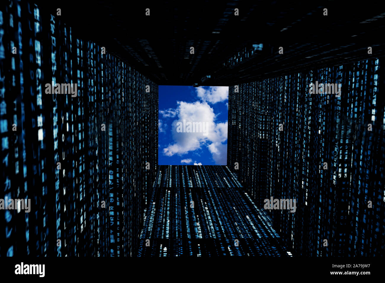 Digital programming code background futuristic hi-res stock photography ...