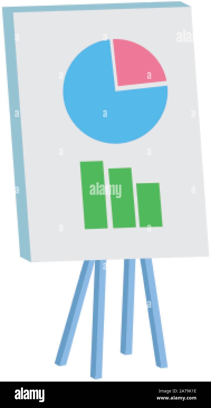 presentation board with graphic chart Stock Vector Image & Art - Alamy