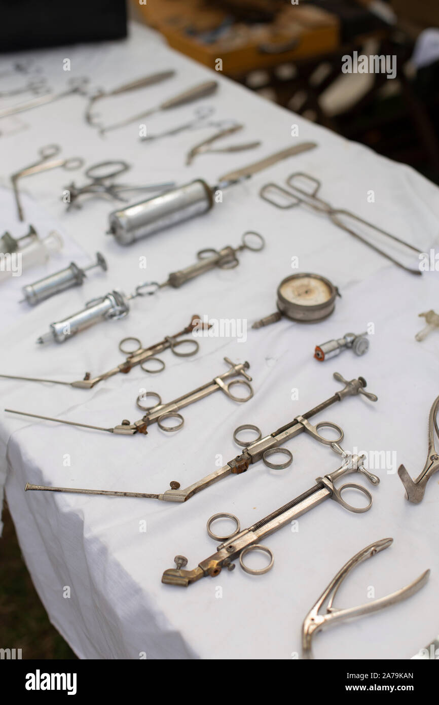 Vintage Surgical Instruments High Resolution Stock Photography and ...