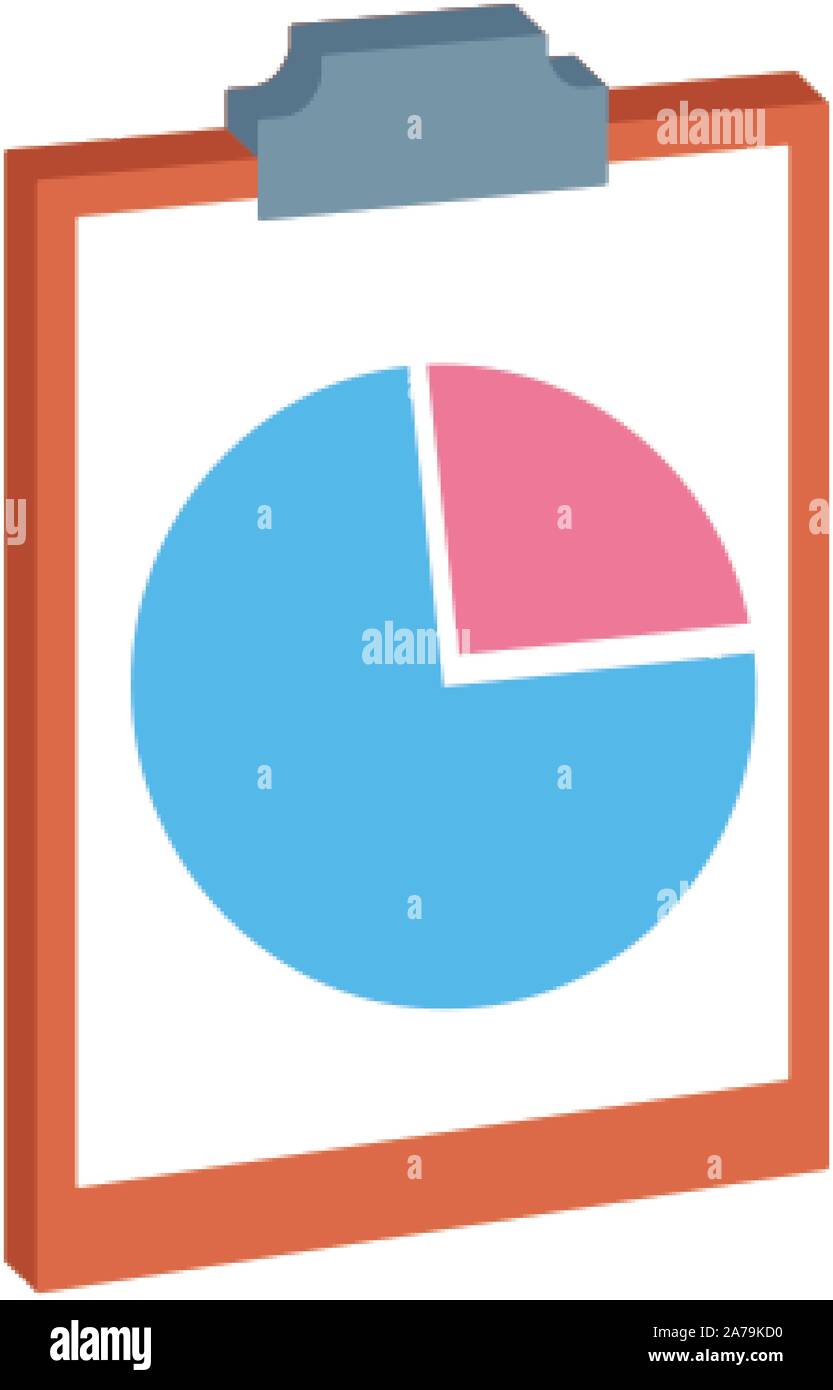 report table with graphic chart, flat design Stock Vector Image & Art ...