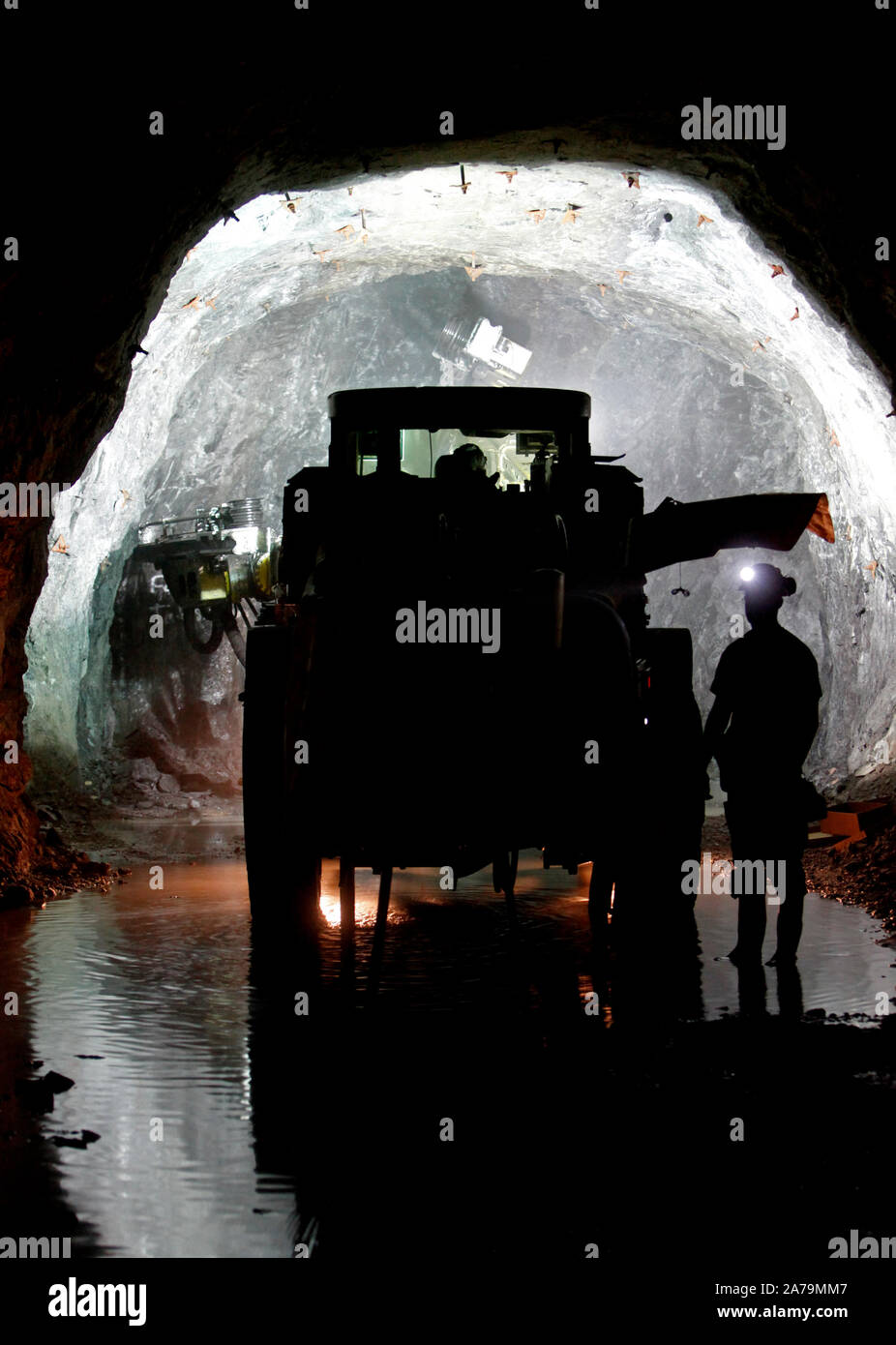 The zinc mine outside Motala. The 150-year-old mine that is still ...