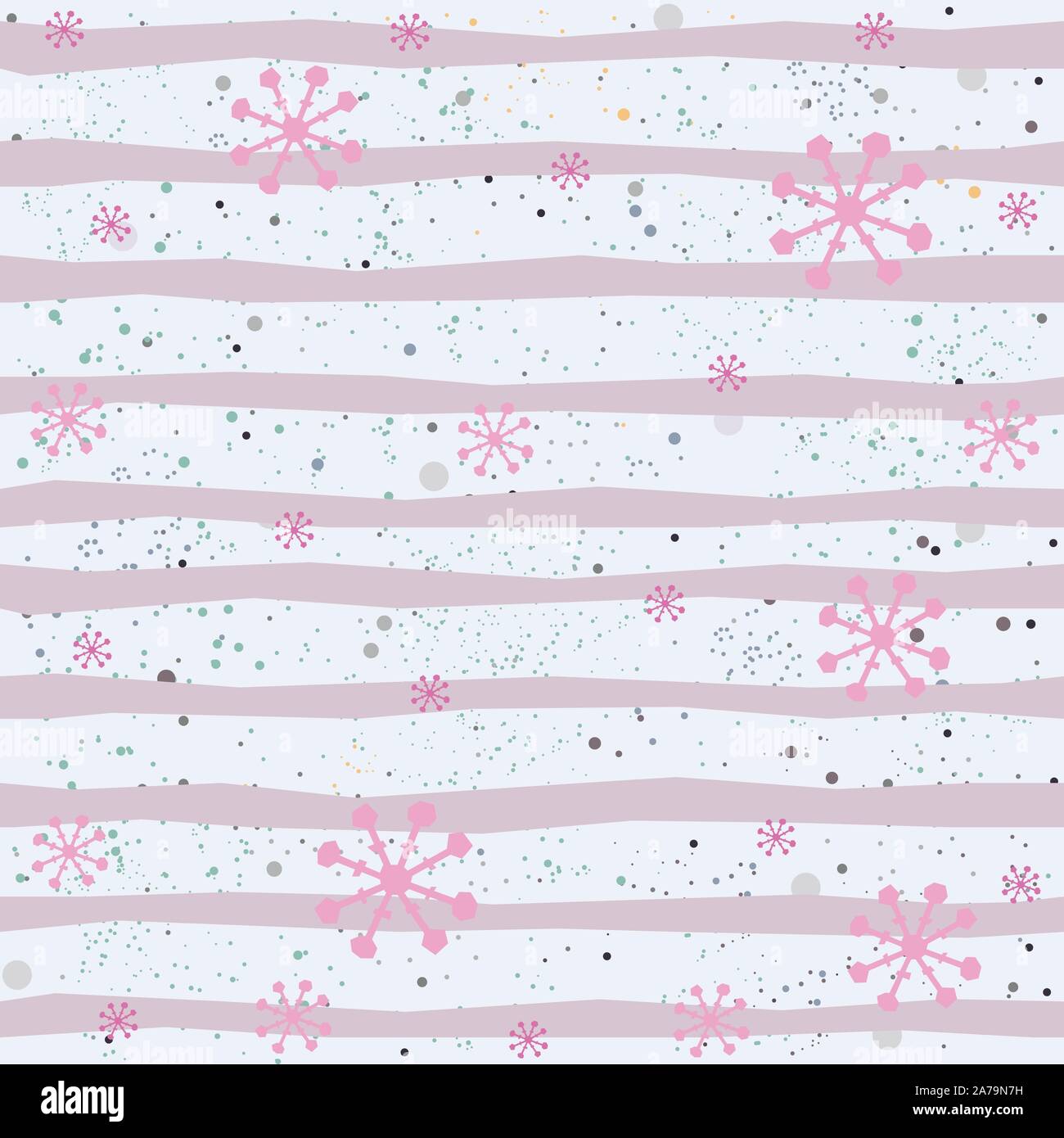 Cute Winter Pattern on subtle Background. Vector Illustration Stock ...