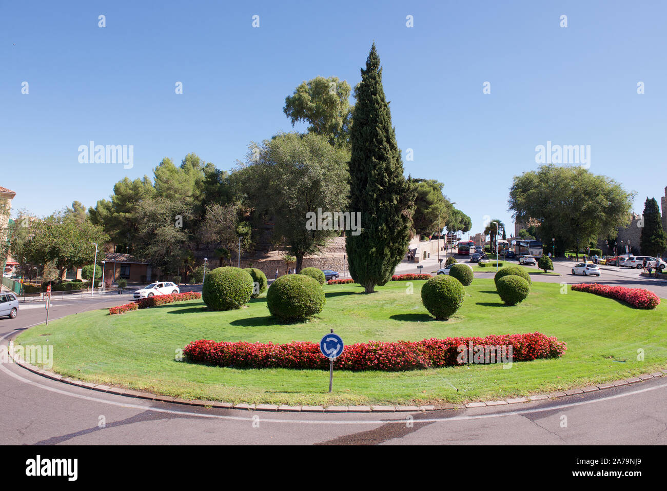 Traffic roundabout in spain hi-res stock photography and images - Alamy