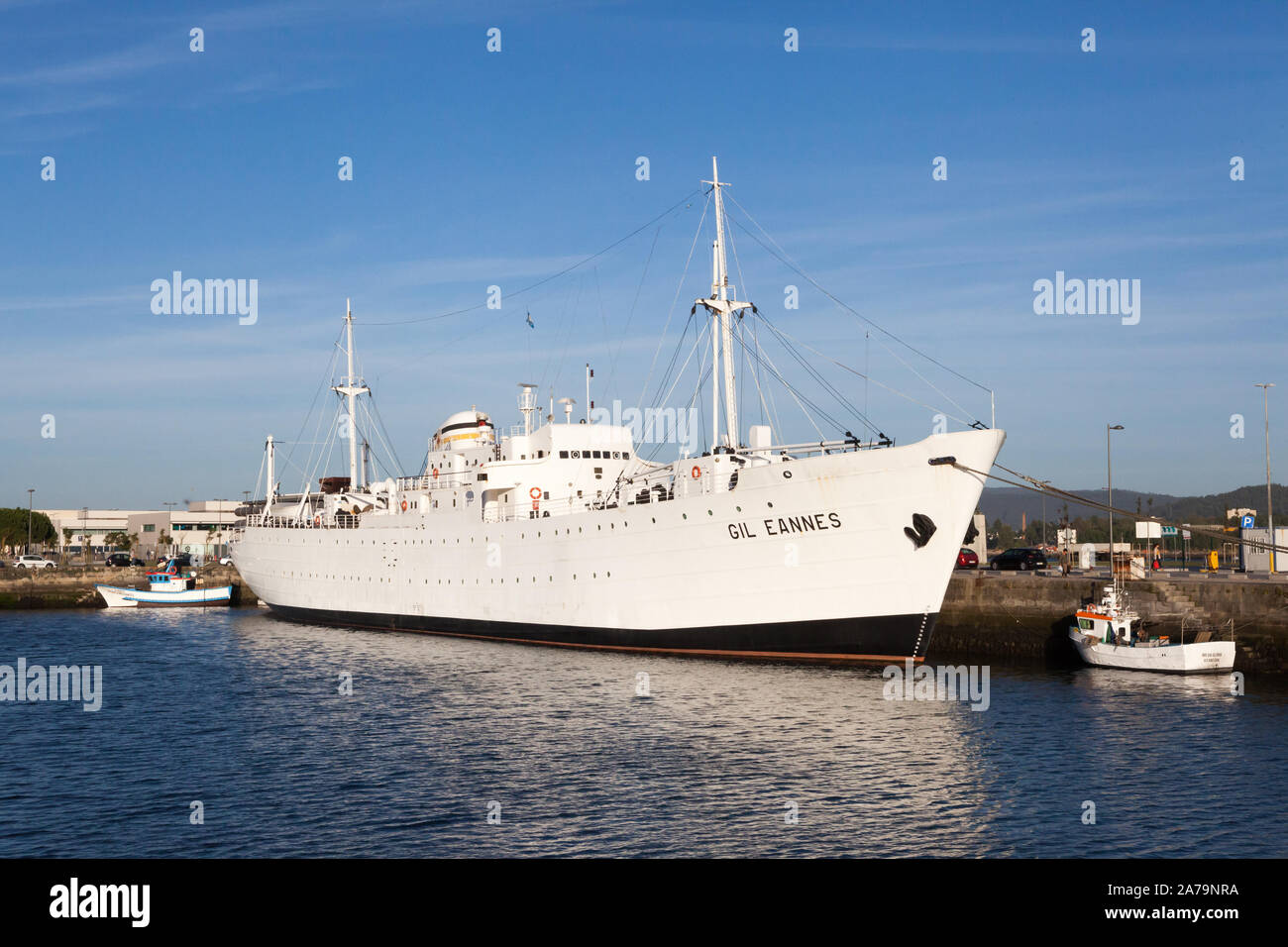 Gil Eannes, a former Portuguese hospital ship now serving as museum ...