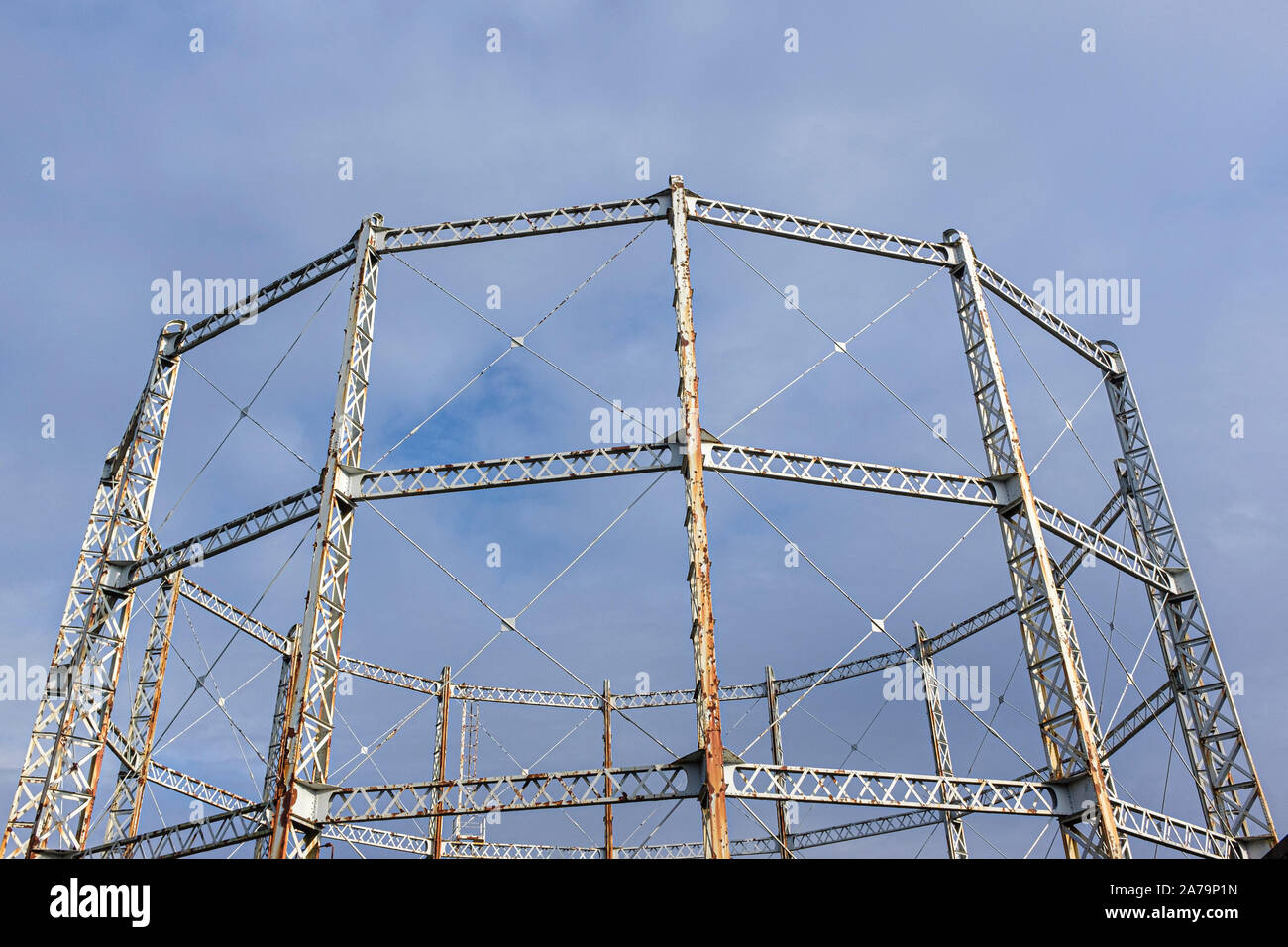 Steel gas holder frame hi-res stock photography and images - Alamy