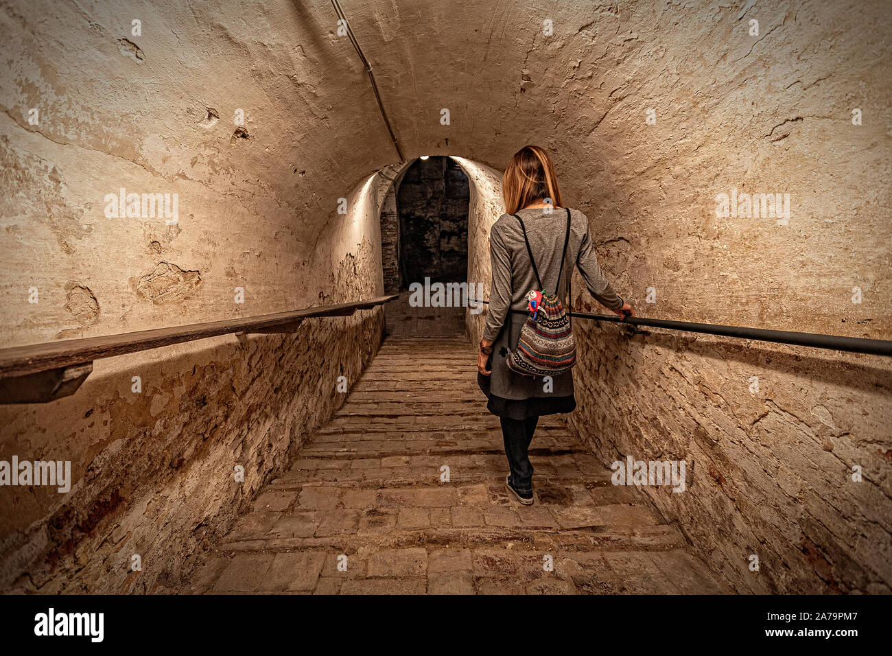 Italy Marche Osimo Grotte di Piazza Dante ingresso alle grotte | Italy ...