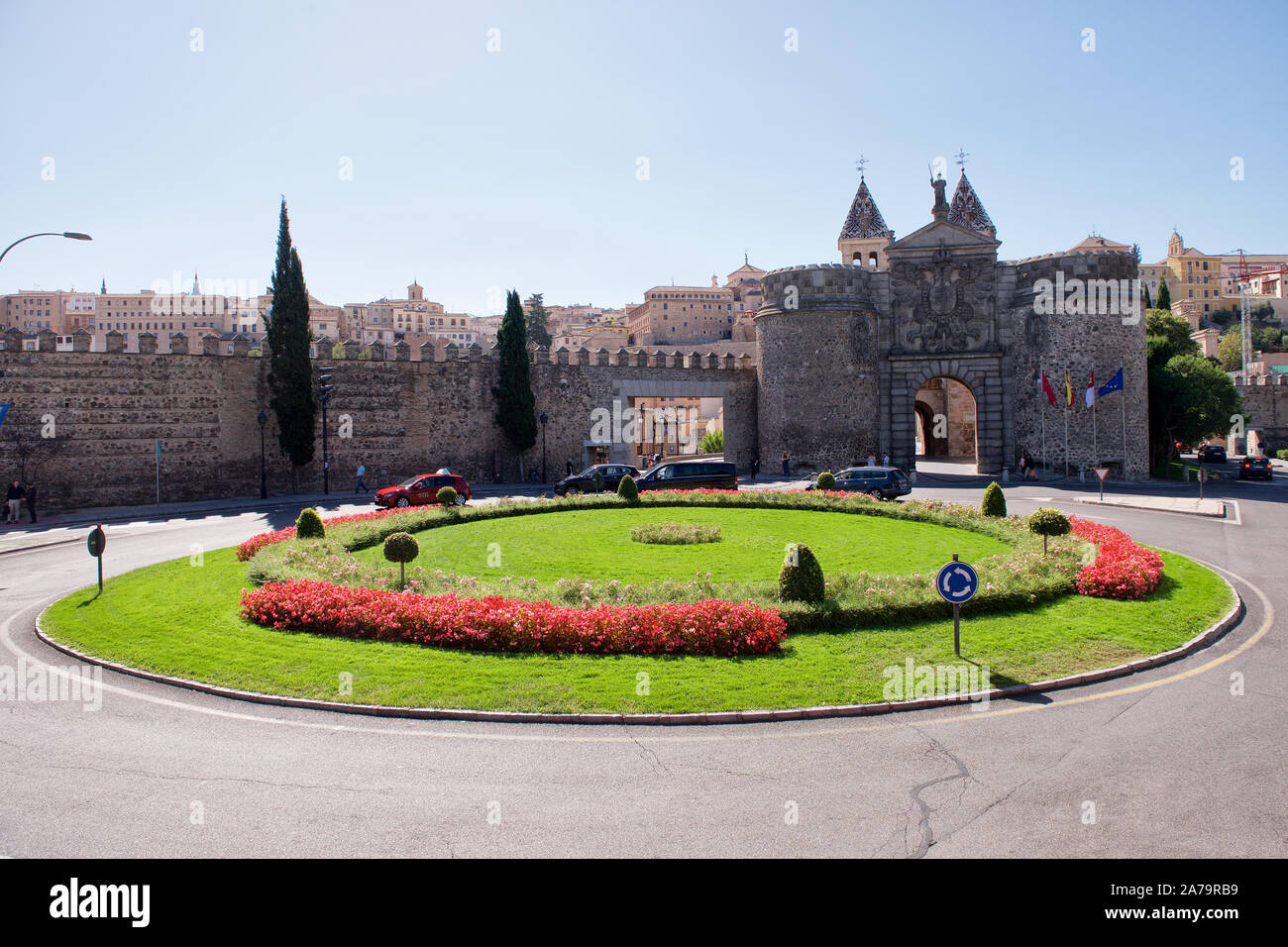 Traffic roundabout in spain hi-res stock photography and images - Alamy