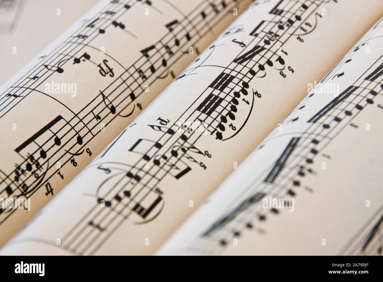 Music notes background - classics Stock Photo - Alamy