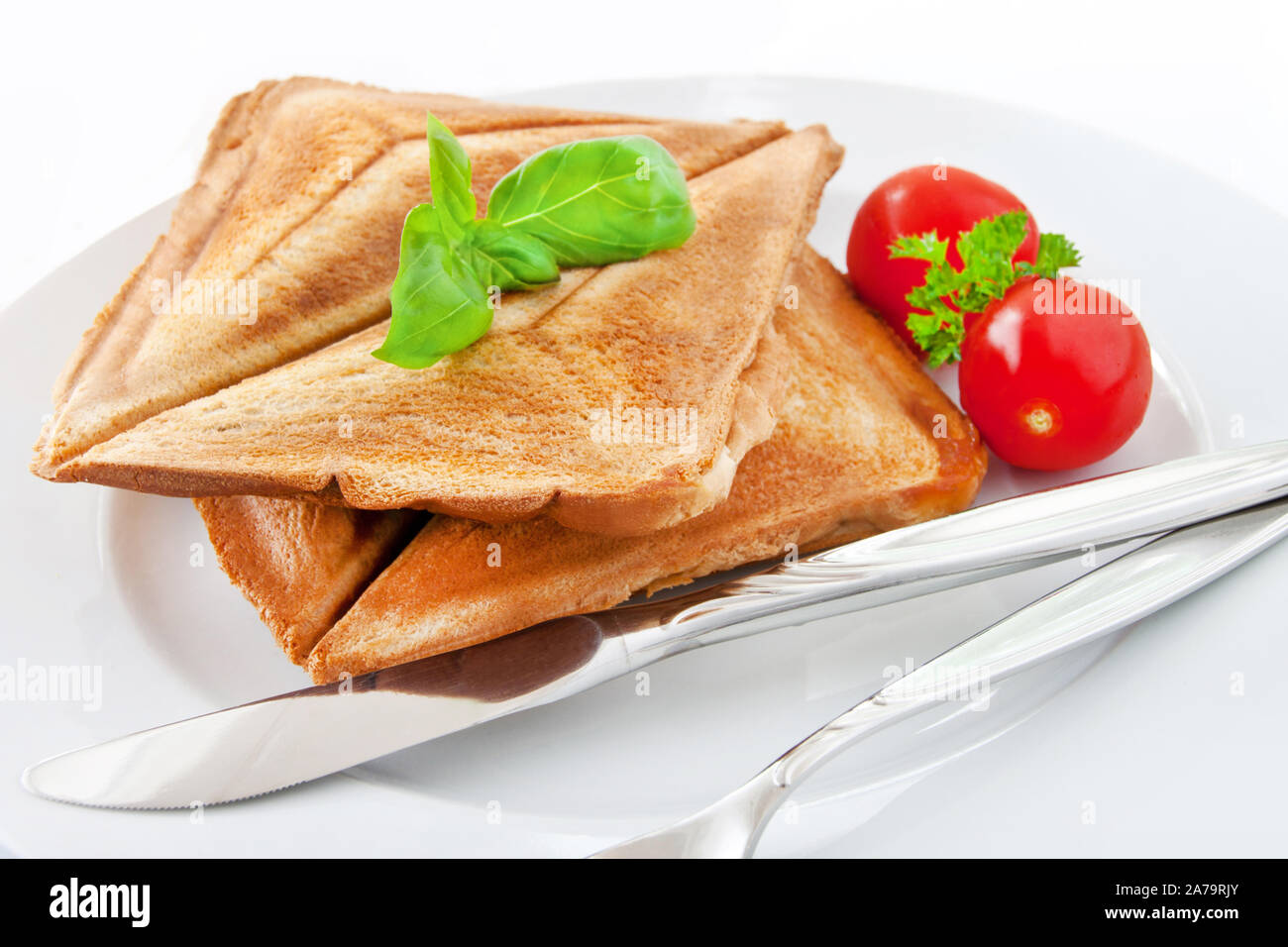 Filled toast - sandwich Stock Photo - Alamy