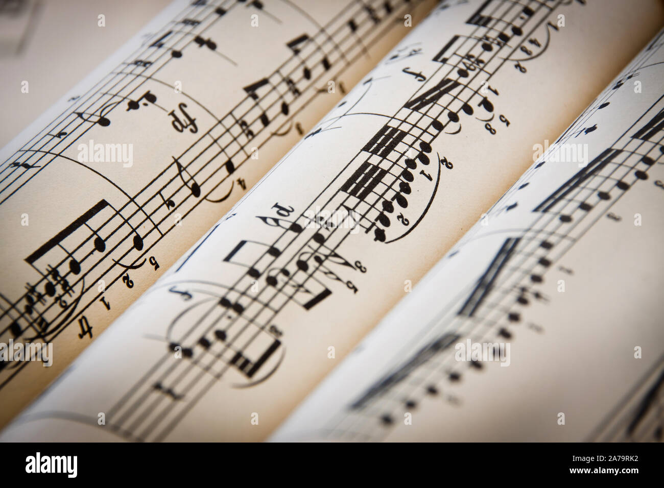 Music notes background - classics Stock Photo - Alamy