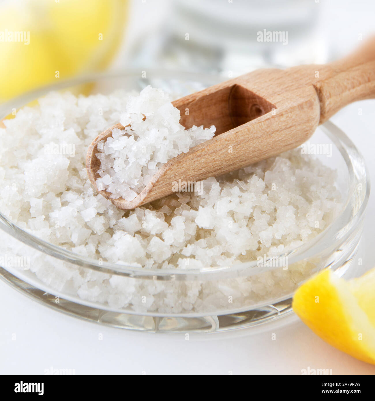 Salt and lemon Stock Photo - Alamy