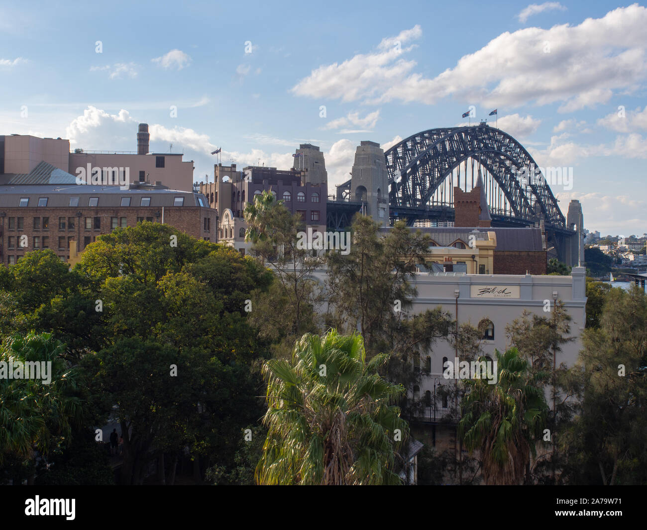 Sydney Harbour Bridge From The Rocks Area Stock Photo - Alamy