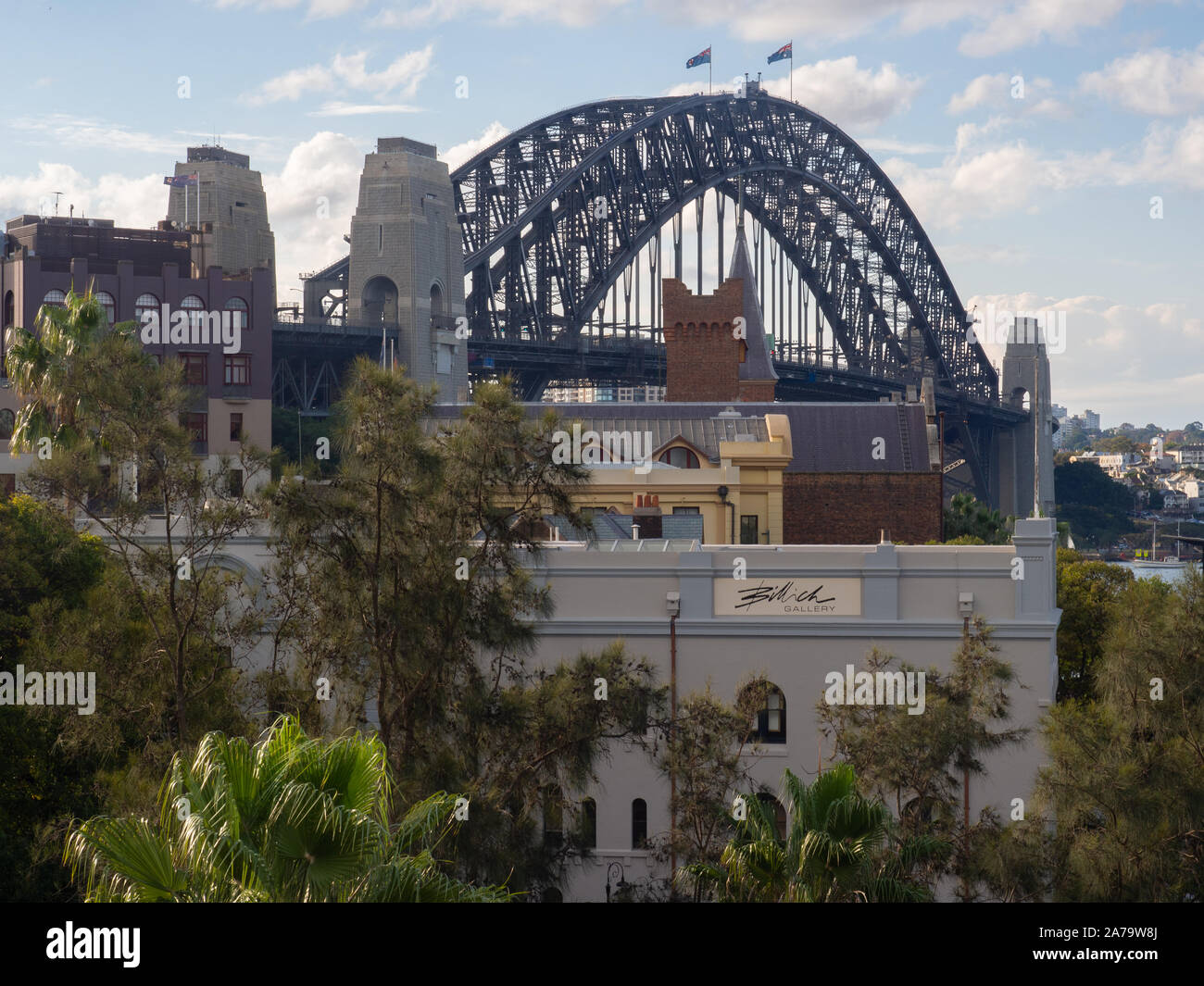 Sydney Harbour Bridge From The Rocks Area Stock Photo - Alamy