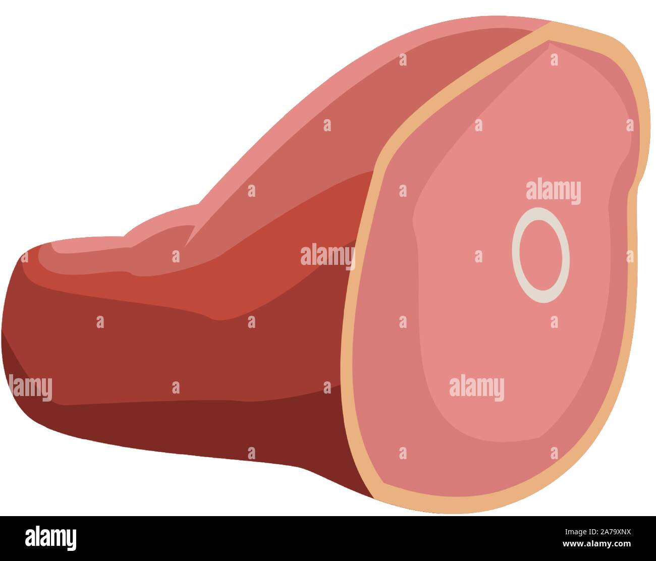 ham leg icon, colorful design Stock Vector Image & Art - Alamy