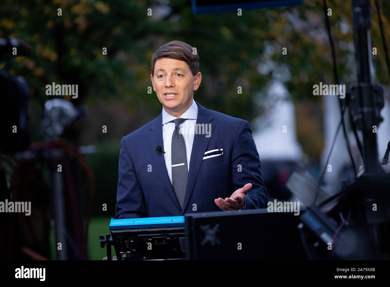 White House Deputy Press Secretary Hogan Gidley does an on camera ...