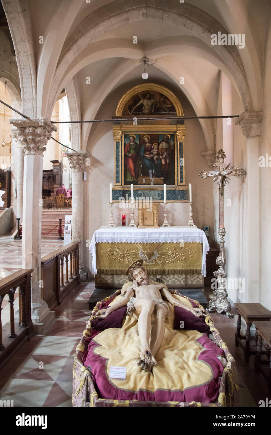 The Body of the Dead Christ statue from XVII century in Romanesque ...