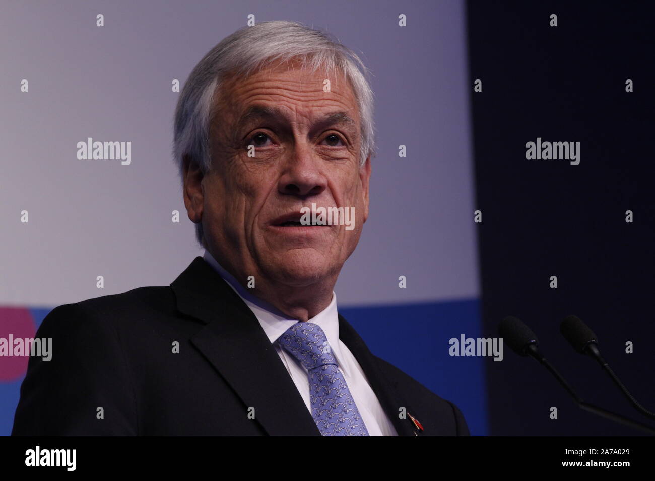 The president of Chile Sebastian Piñera Stock Photo - Alamy