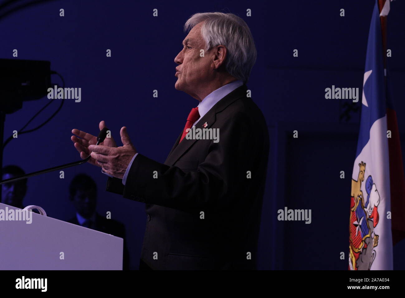 The president of Chile Sebastian Piñera Stock Photo - Alamy