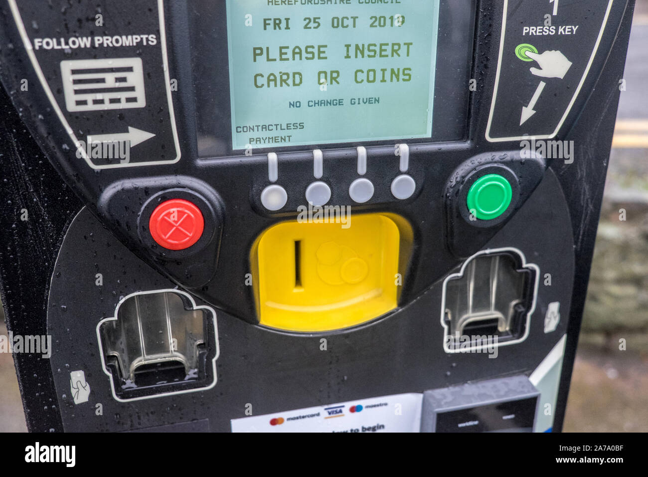 Car parking machine hi-res stock photography and images - Alamy