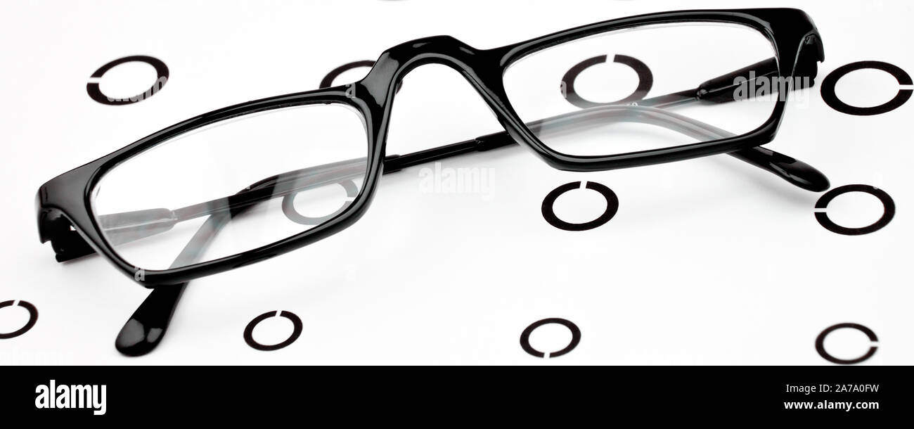 Healthcare test eye exam Cut Out Stock Images & Pictures - Alamy