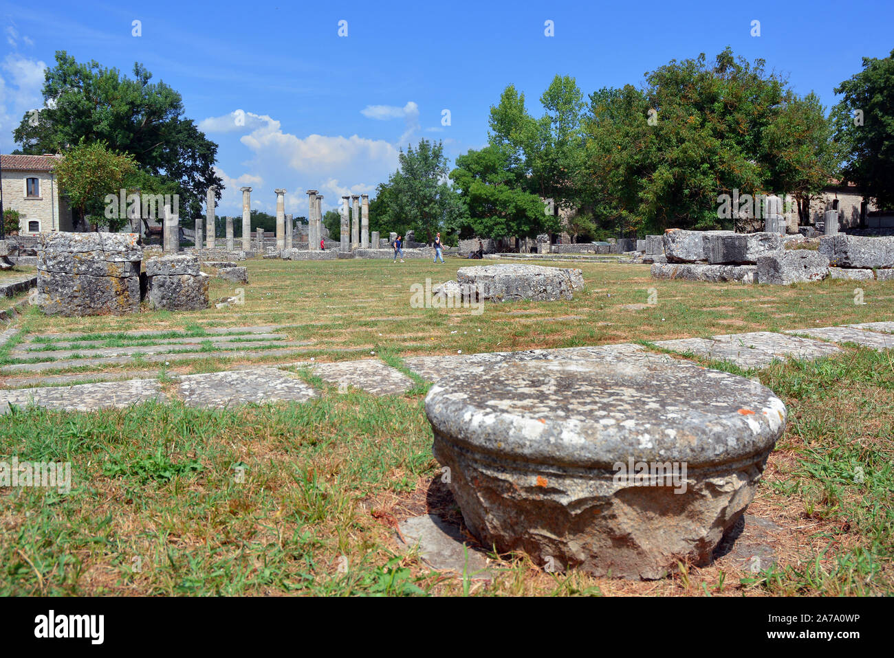 Sepino, Molise, Italy. Altilia the archaeological site located in ...