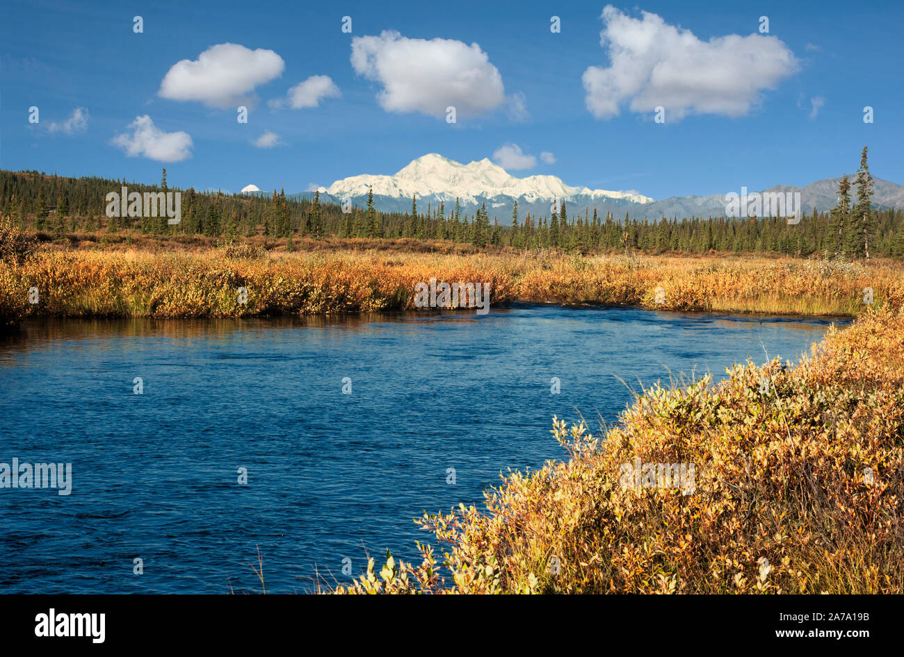 North America; United States; Alaska; Alaska Range Mountains; Mount ...