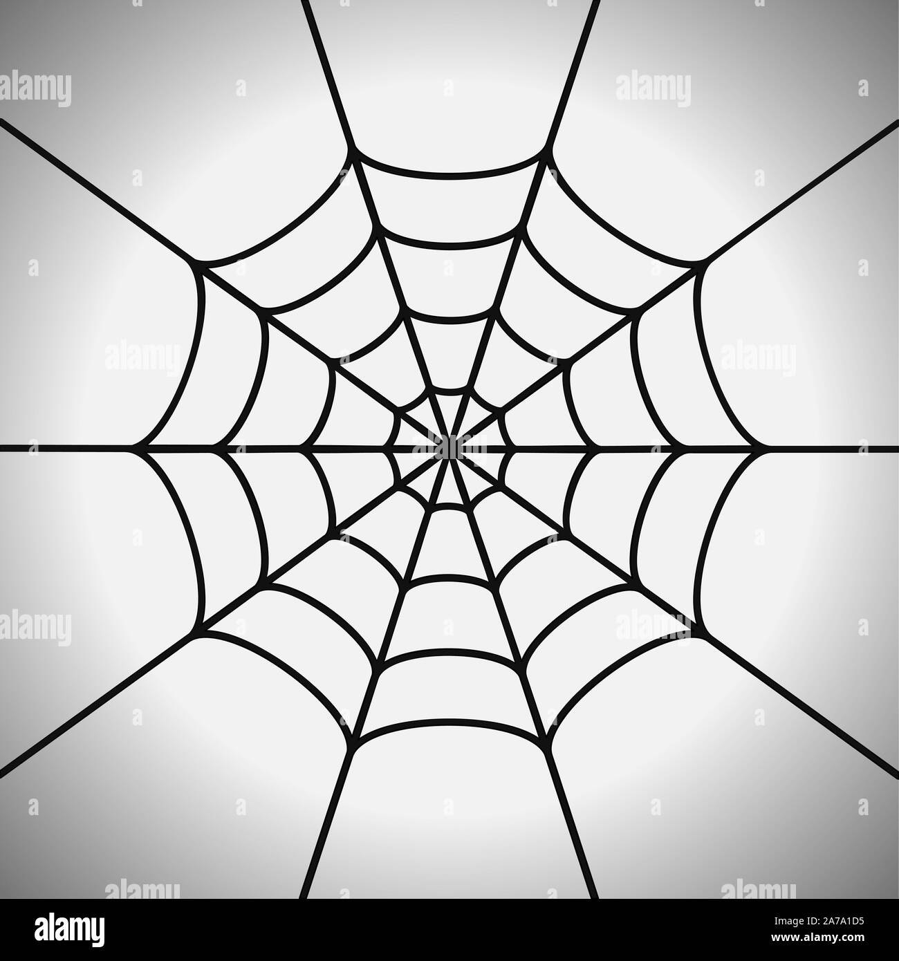 Spider web icon. Spooky halloween - Vector illustration Stock Vector ...