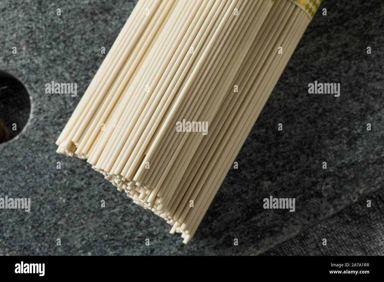 Organic Dry White Ramen Noodles Ready to Cook Stock Photo - Alamy