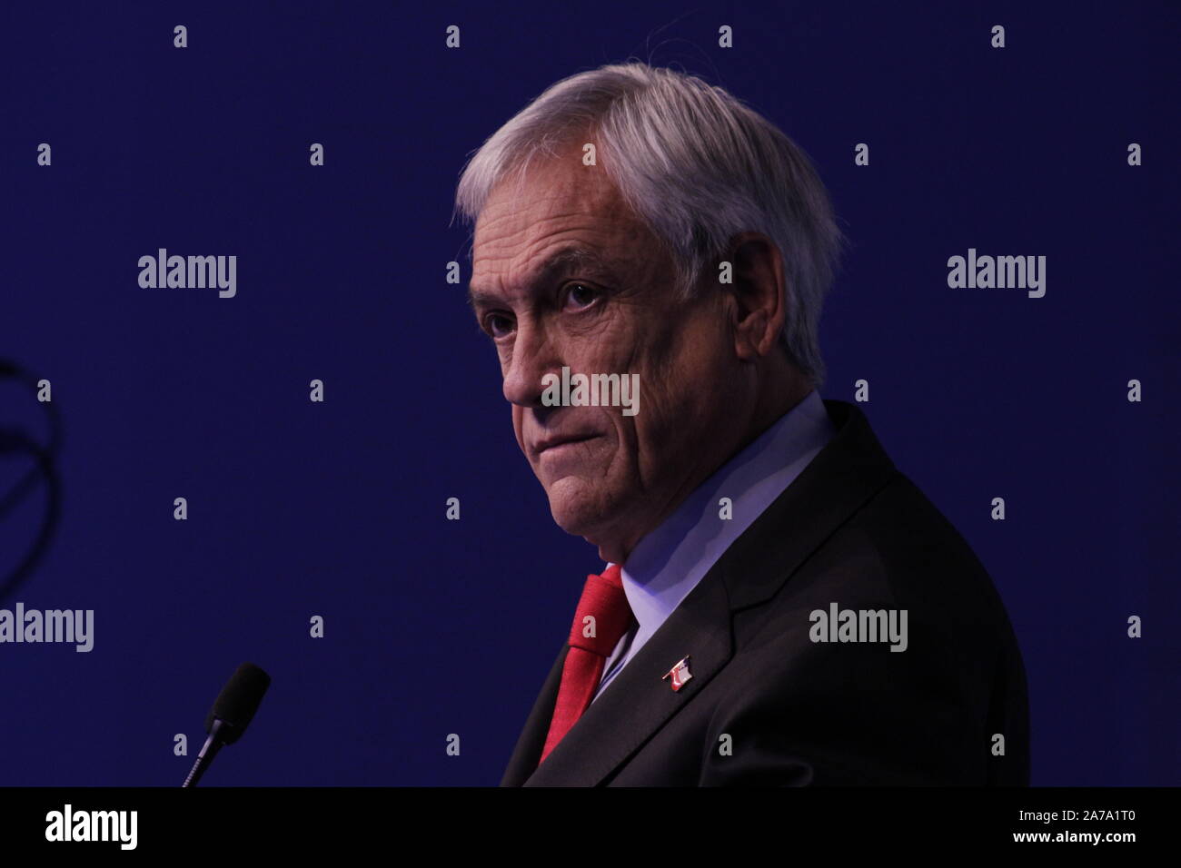 The president of Chile Sebastian Piñera Stock Photo - Alamy