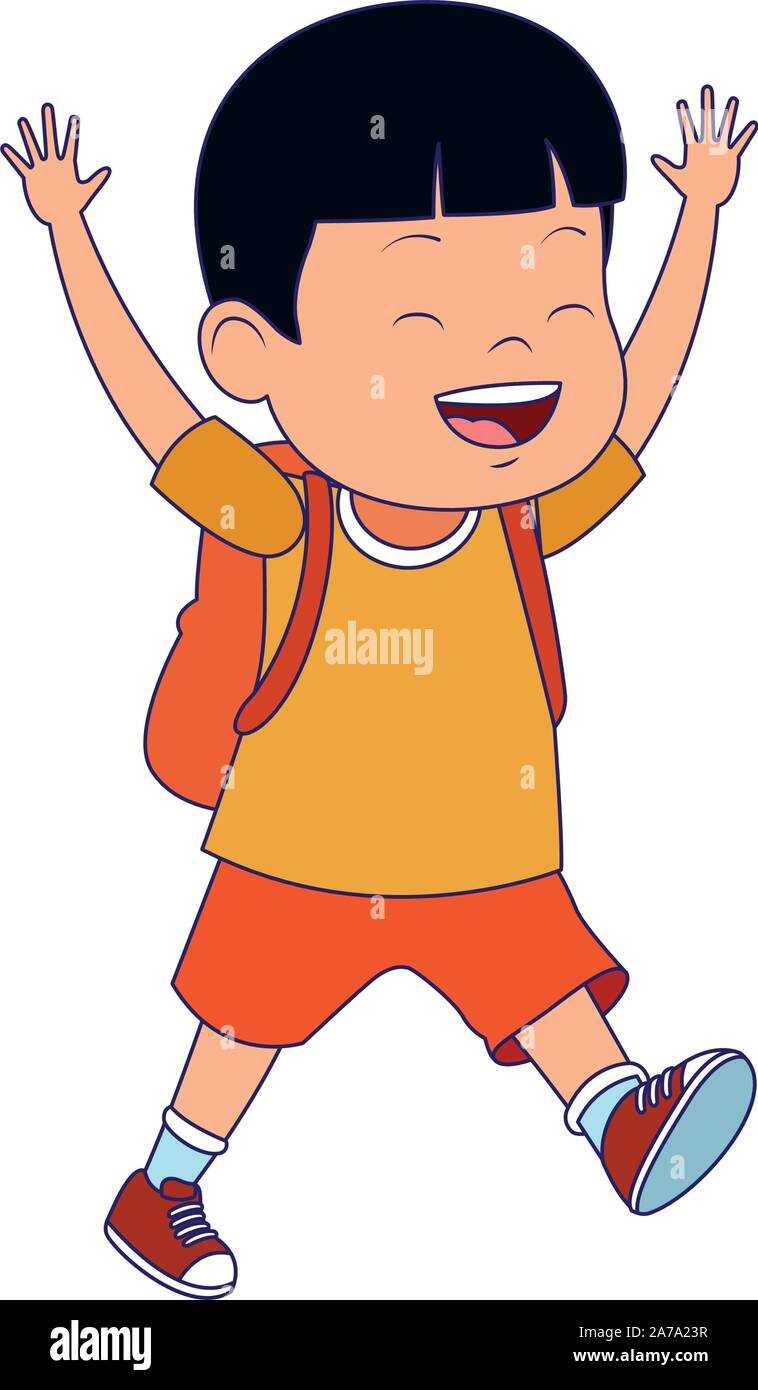 cartoon excited boy icon, colorful design Stock Vector Image & Art - Alamy