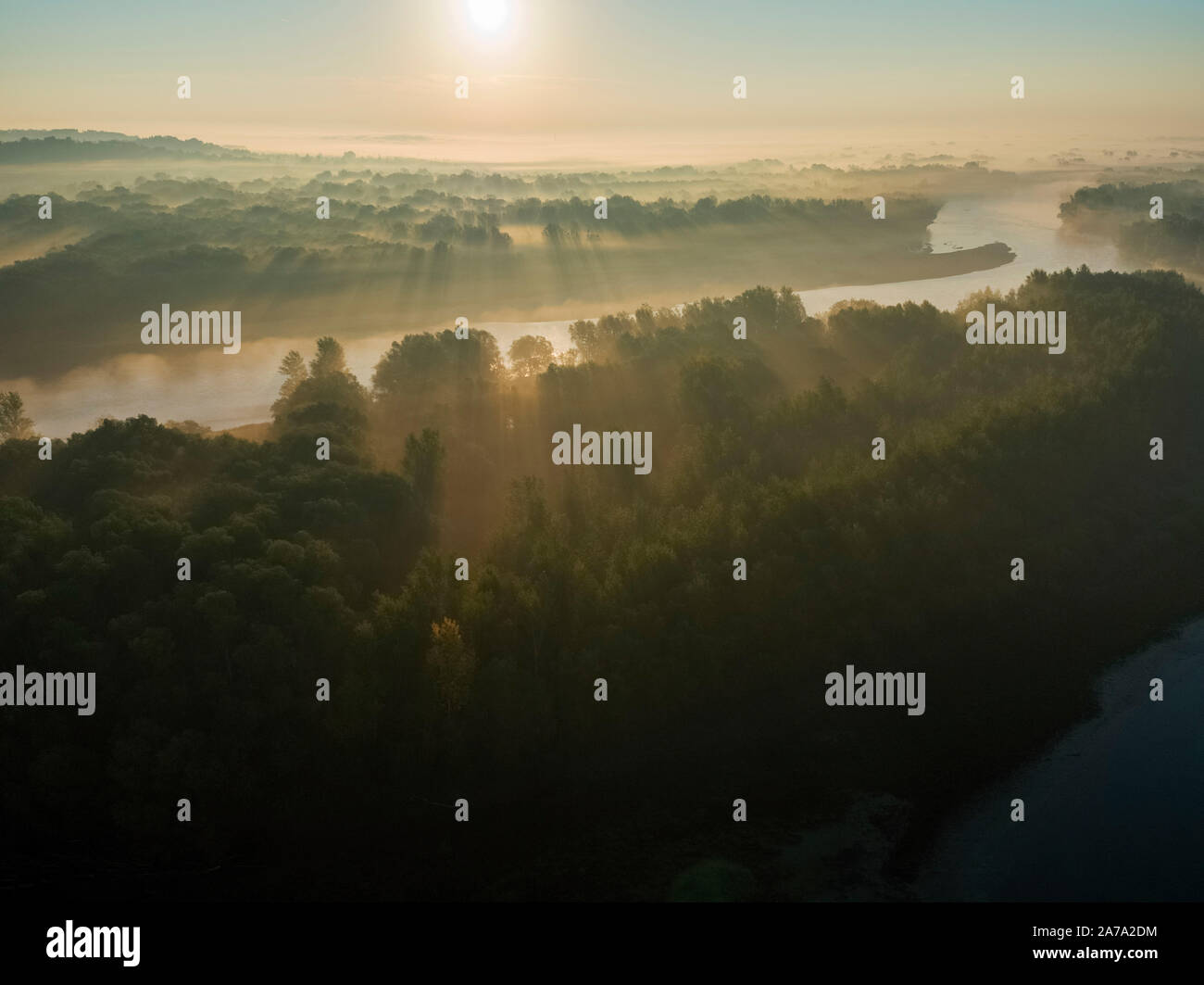 Oxbow lake of river drau hi-res stock photography and images - Alamy