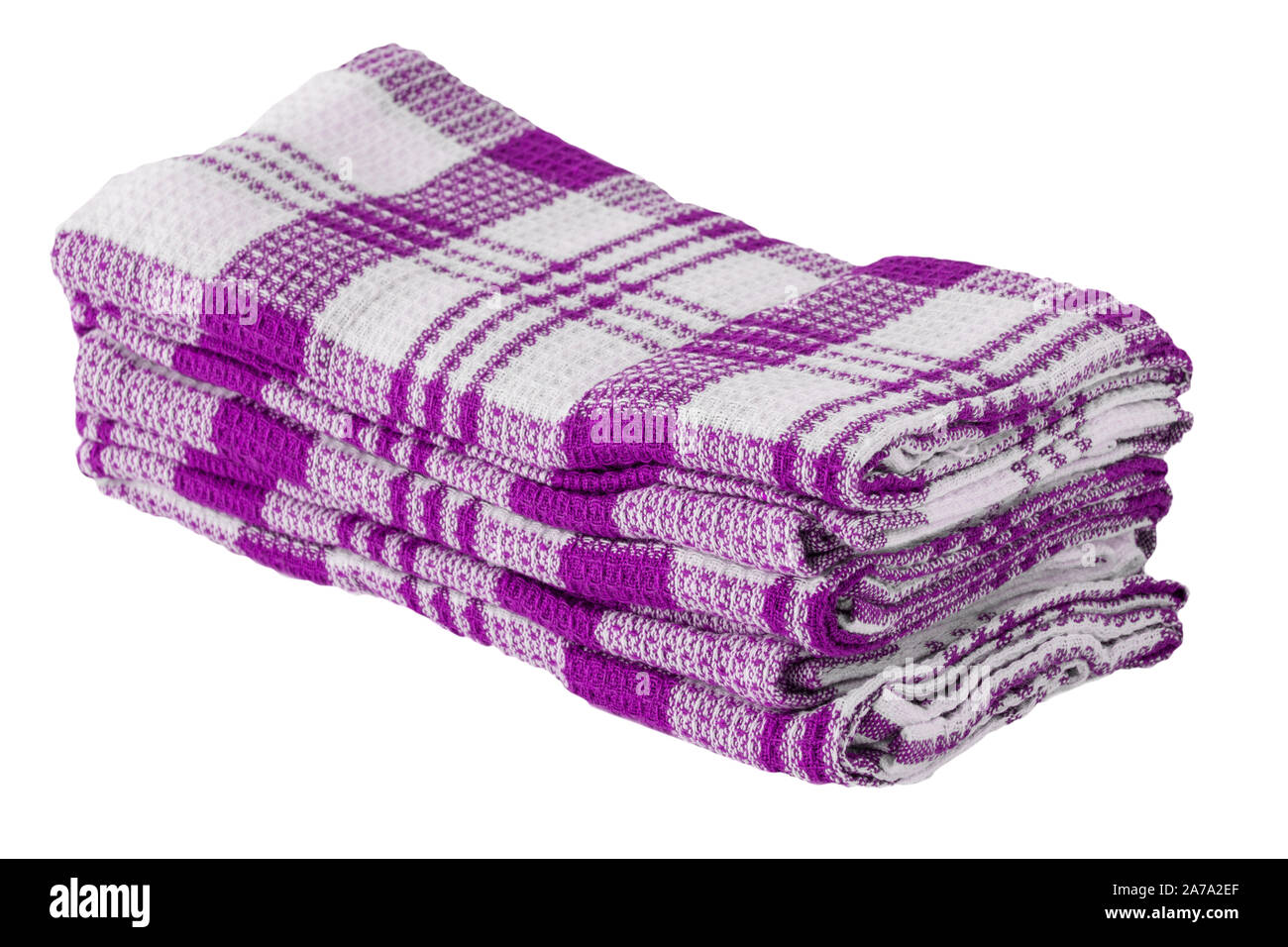 Purple folded fabric Cut Out Stock Images & Pictures - Alamy