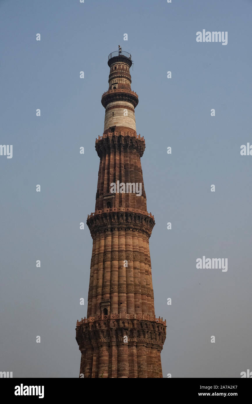 Close up of Qutub Minar Stock Photo - Alamy