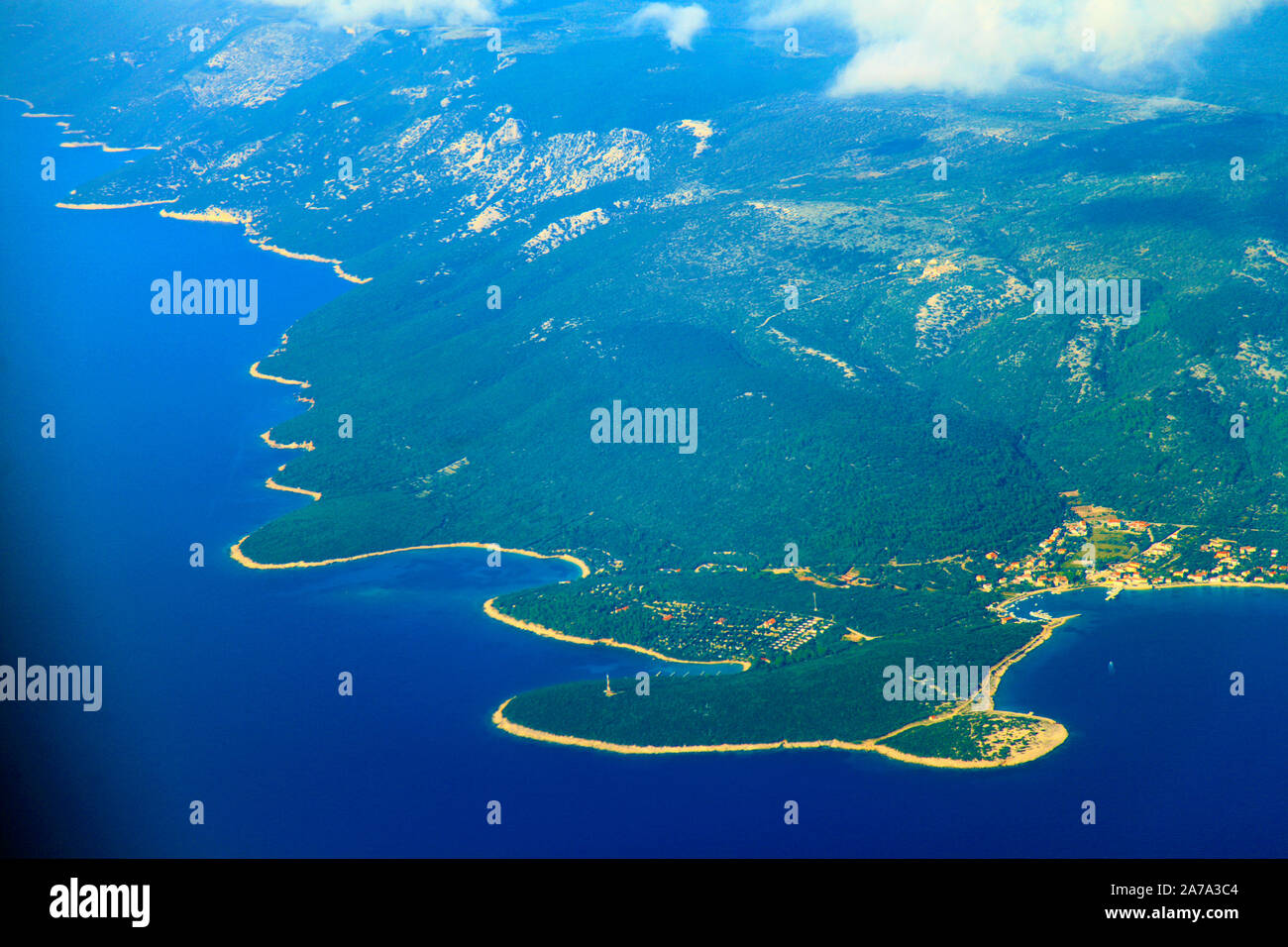 Adriatic sea aerial view hi-res stock photography and images - Alamy