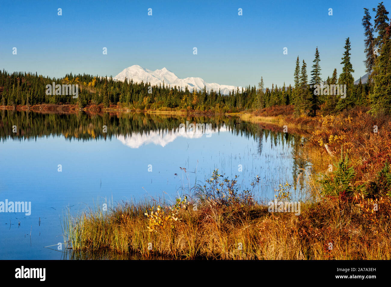 North America; United States; Alaska; Alaska Range Mountains; Mount ...