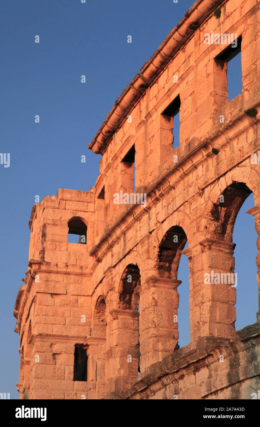 Croatia, Pula, Arena, Amphitheatre Stock Photo - Alamy