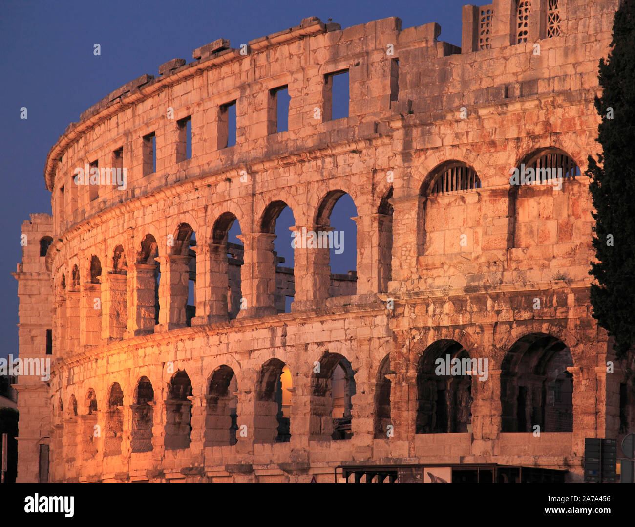 Croatia, Pula, Arena, Amphitheatre Stock Photo - Alamy