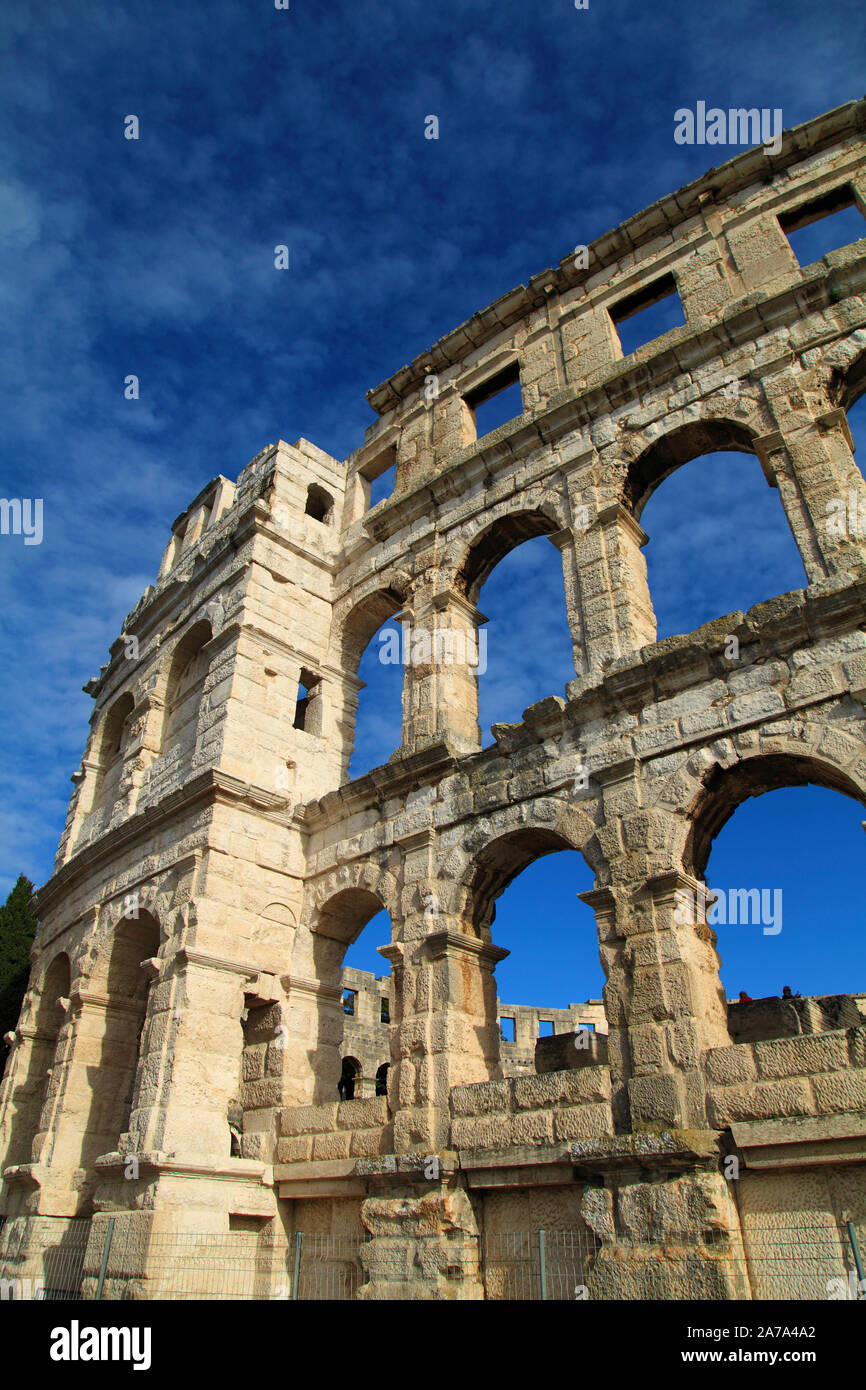Croatia, Pula, Arena, Amphitheatre Stock Photo - Alamy