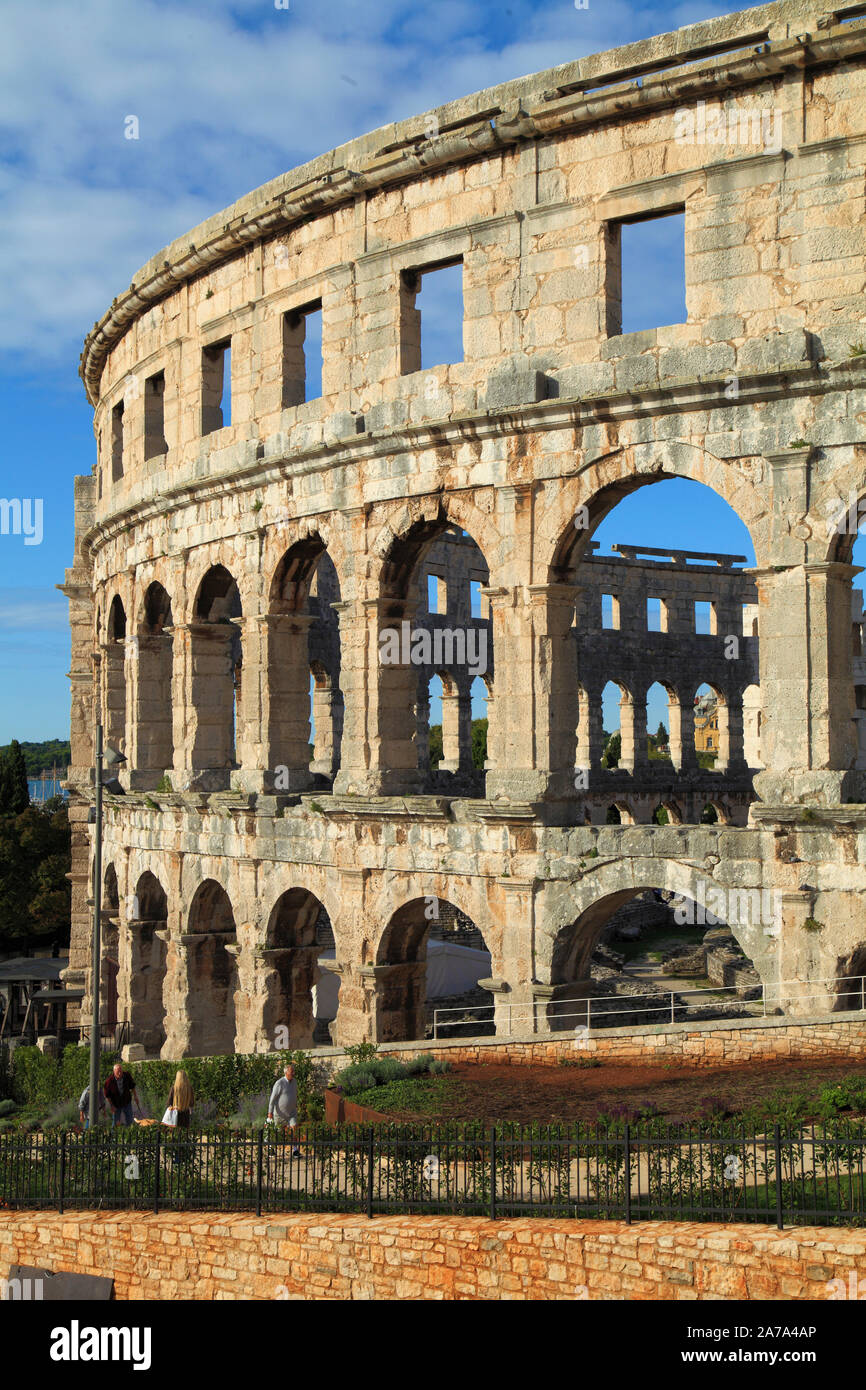 Croatia, Pula, Arena, Amphitheatre Stock Photo - Alamy