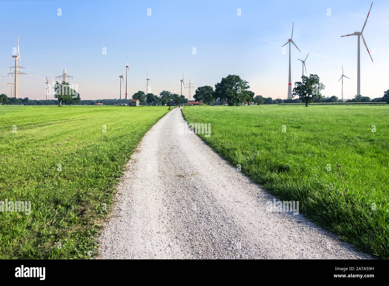 Windpower road hi-res stock photography and images - Alamy