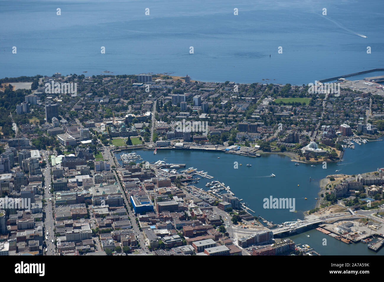 British columbia canada victoria aerial hi-res stock photography and ...