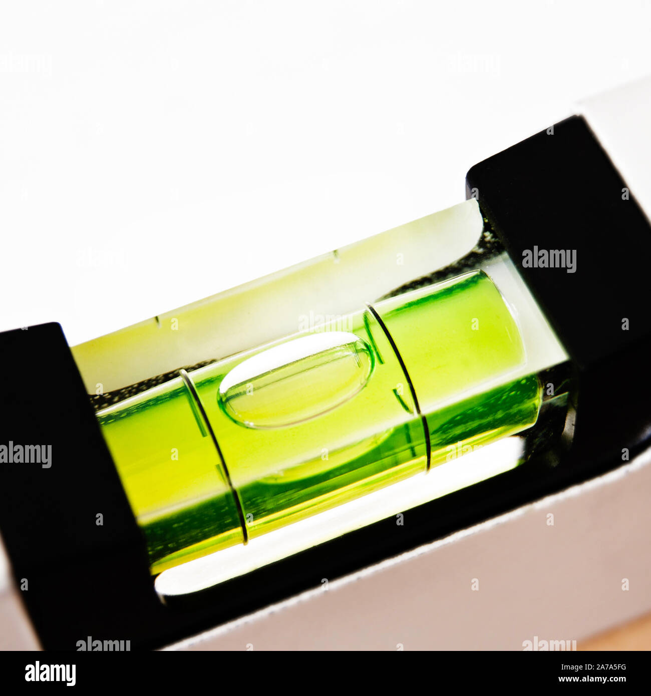 Water level on white background Stock Photo - Alamy