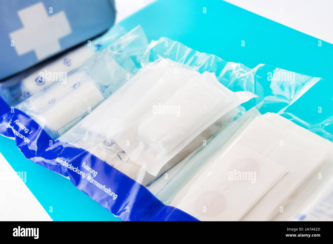 First aid kit close up Stock Photo - Alamy