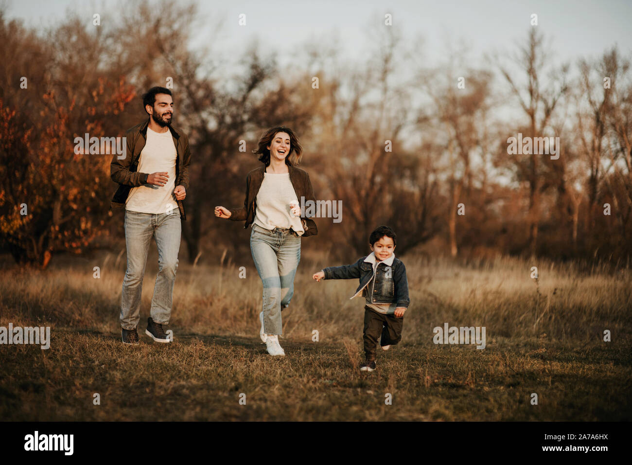 Happy rural family hi-res stock photography and images - Alamy