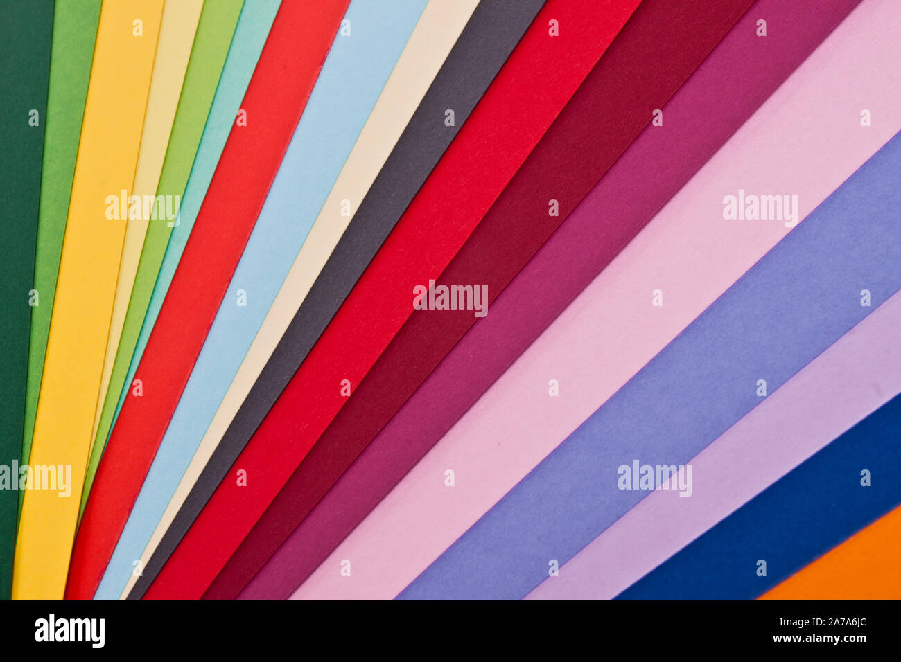 Paper color sample as background Stock Photo - Alamy