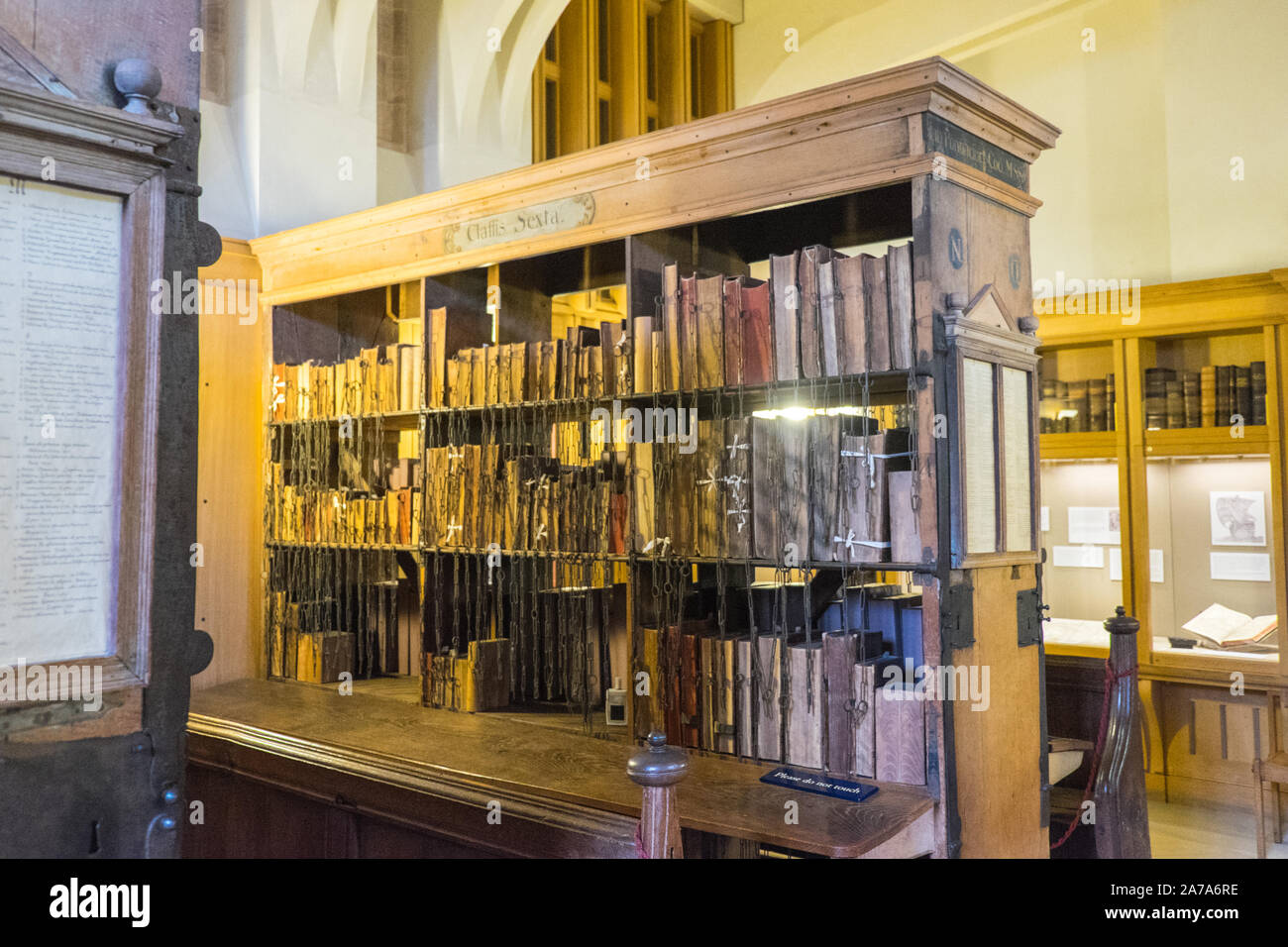 Books,in,Chained Library,Hereford Cathedral,Hereford,Cathedral,county ...