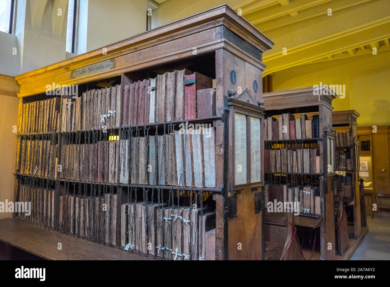 The Chained Library At Hereford Cathedral High Resolution Stock ...