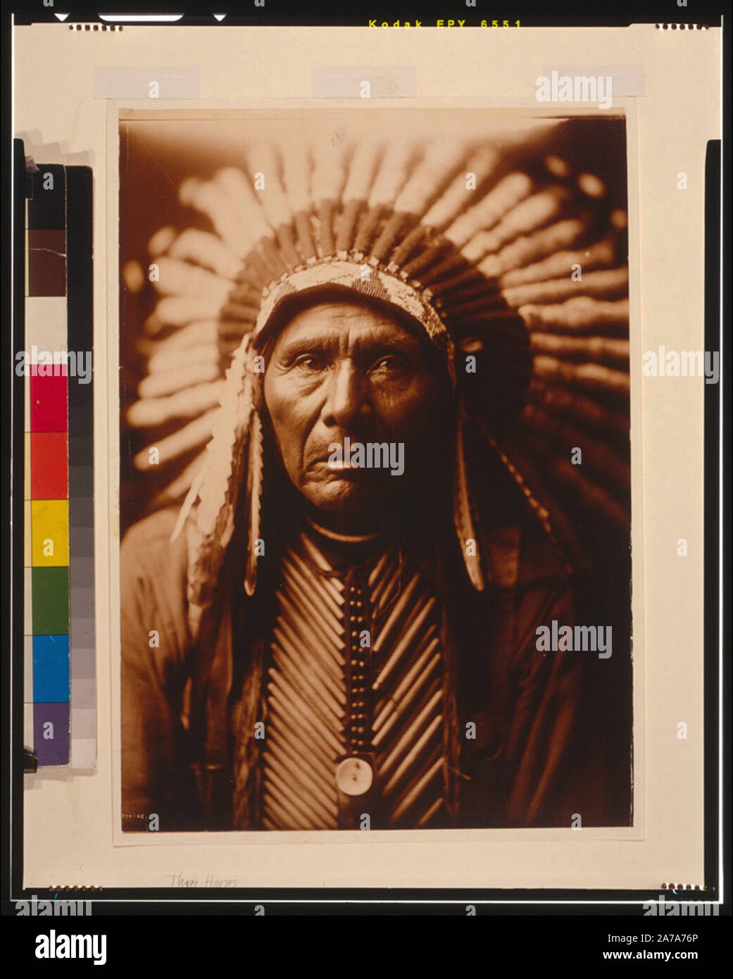 Vintage native american indian portrait photograph Stock Photo - Alamy