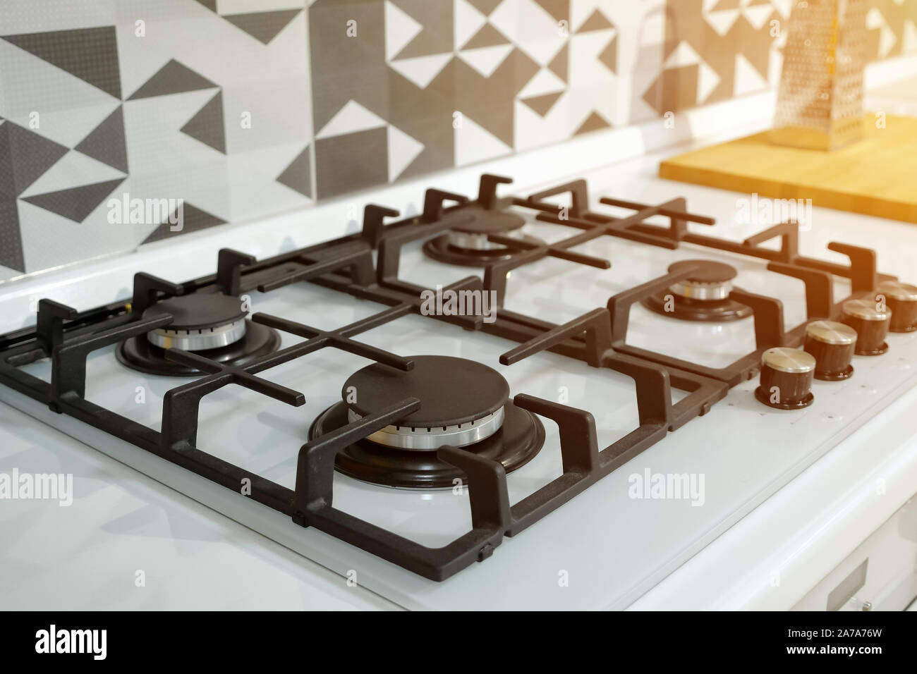 Modern Stove Top View