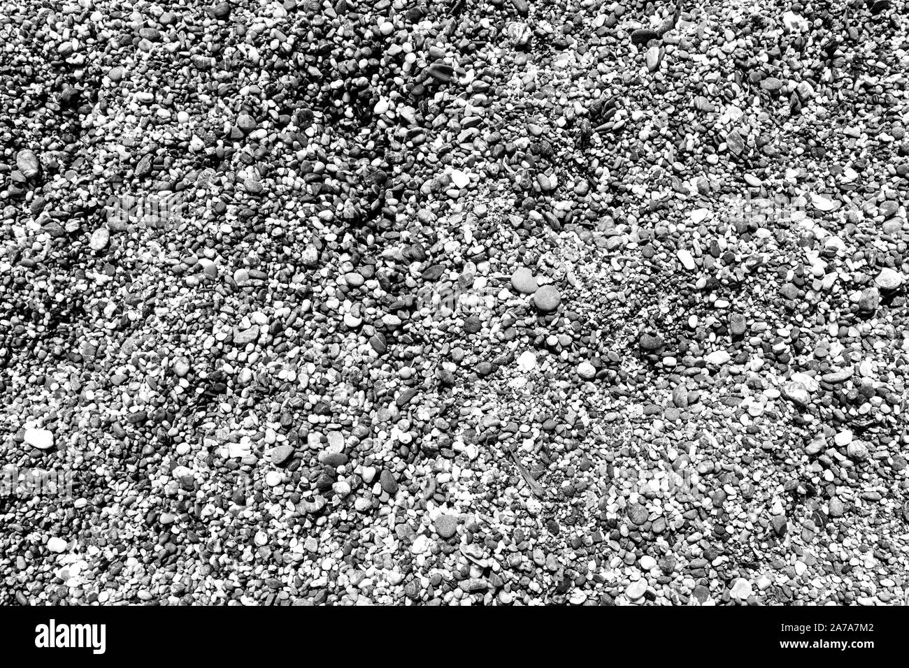 Sandy beach background. Detailed sand or gravel texture Stock Photo - Alamy